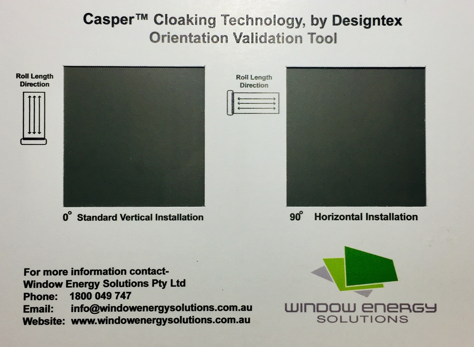 Casper by Designtex, Cloaking Film, Graphic Films Melbourne